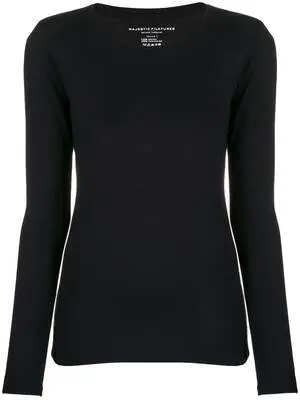 Majestic Filatures Knit Top - Blue