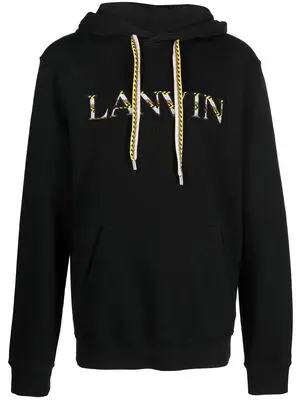 LANVIN Embroidered Logo Hoodie