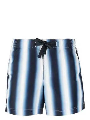 Orlebar Brown Vertical Stripe Swim Shorts - Blue