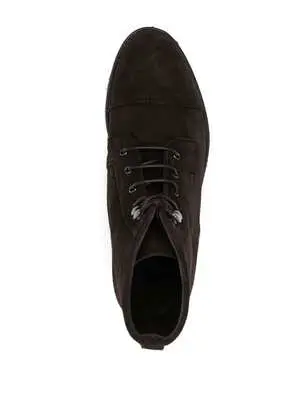 SCAROSSO Paola Lace-up Boots - Brown
