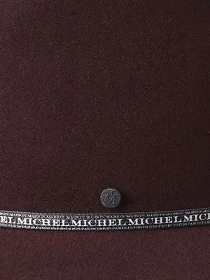 MAISON MICHEL Andre Collapsible Fedora - Red