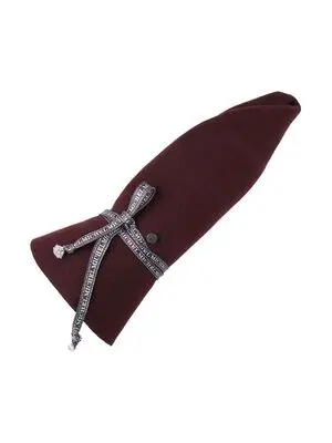 MAISON MICHEL Andre Collapsible Fedora - Red