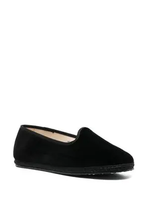 SCAROSSO Valentina Velvet Loafers