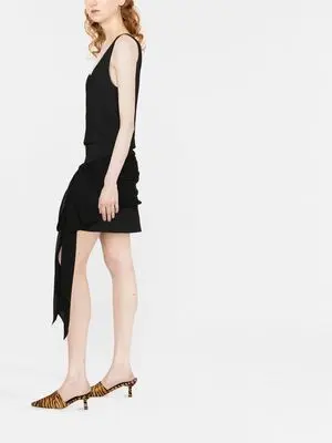 Philosophy Di Lorenzo Serafini Draped Tie Mini Dress