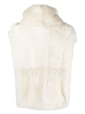 YVES SALOMON Sleeveless Shearling Jacket