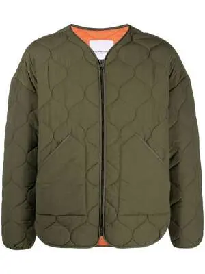 Philippe Model Quilted Collarless Jacket