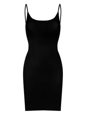 BASERANGE Spaghetti Strap Scoop Neck Mini Dress