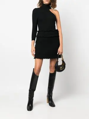 Alberta Ferretti Tweed-design Mini Skirt