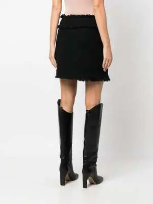 Alberta Ferretti Tweed-design Mini Skirt