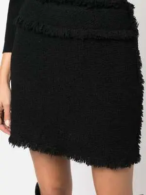 Alberta Ferretti Tweed-design Mini Skirt