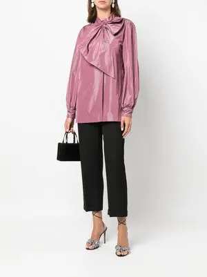 Alberta Ferretti Bow Detail Blouse