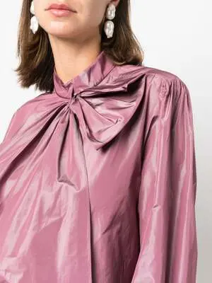 Alberta Ferretti Bow Detail Blouse