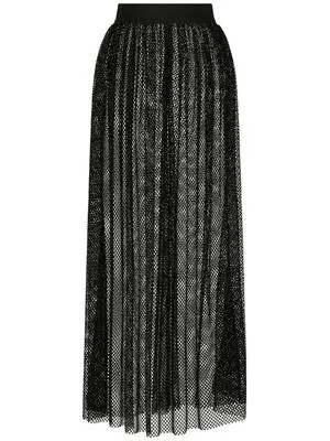 Dolce & Gabbana Rhinestone-embellished Maxi Skirt
