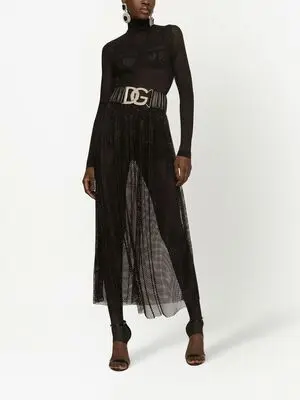 Dolce & Gabbana Rhinestone-embellished Maxi Skirt