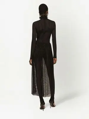 Dolce & Gabbana Rhinestone-embellished Maxi Skirt