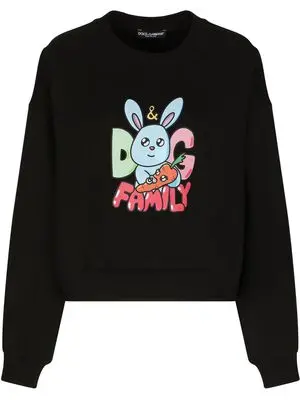 Dolce & Gabbana Graphic-print Cotton-blend Sweatshirt