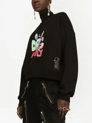 Dolce & Gabbana Graphic-print Cotton-blend Sweatshirt