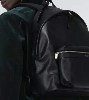 Saint Laurent City Leather Backpack
