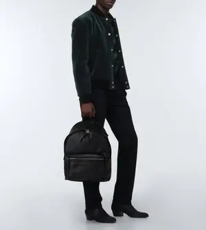 Saint Laurent City Leather Backpack