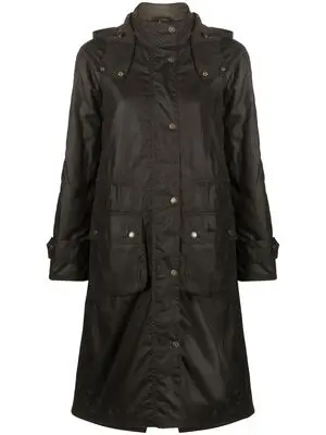 Barbour Logo Coats For Women