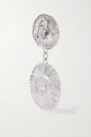 Buccellati Blossoms Jasper And Diamond Earrings
