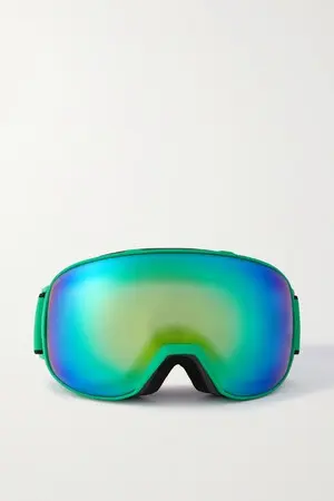 Bottega Veneta Mirrored Ski Goggles Green