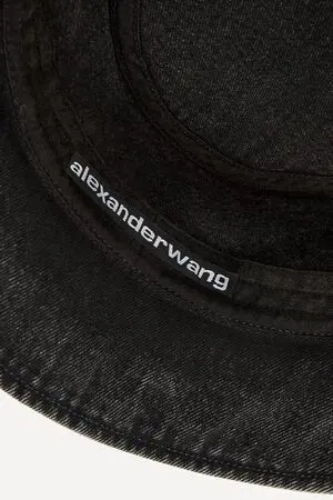 Alexander Wang Crystal Bucket Hat In Denim