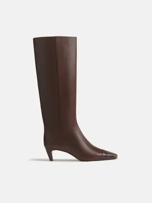 Square Toe Over The Knee Boots
