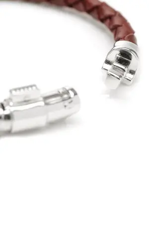 CUFFLINKS, INC. Braided Leather Bracelet