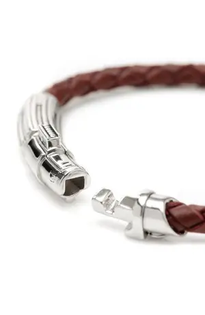 CUFFLINKS, INC. Braided Leather Bracelet