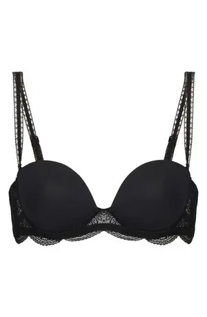 Simone Perele Karma Underwire Strapless Plunge Bra - Black