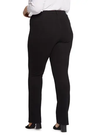 NYDJ Marilyn Straight Leg Pants - Black