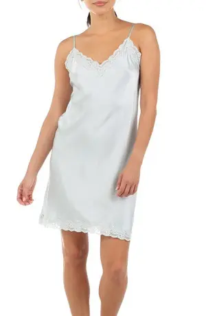 PAPINELLE Pure Silk Chemise Sage