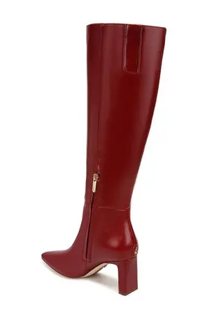Sam Edelman Sylvia Knee High Boots - Cabernet Red
