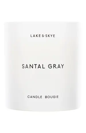LAKE & SKYE Santal Gray Scented Candle - No Color