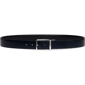 Santoni Santoni Reversible Leather Belt Blue