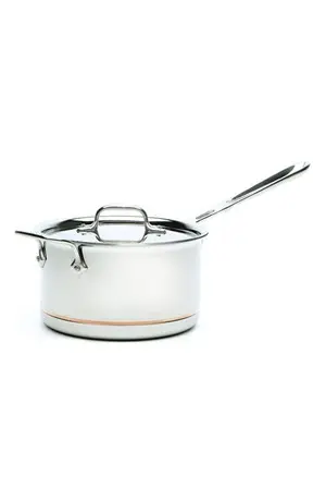 ALL-CLAD Copper Core 4-quart Saucepan With Lid - Stainless Steel
