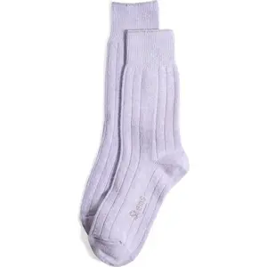 STEMS Stems Luxe Merino Wool Blend Crew Socks Periwinkle