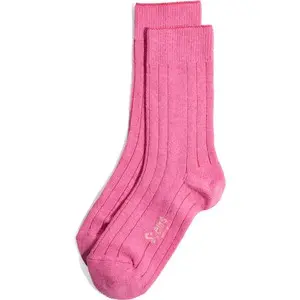 STEMS Stems Luxe Merino Wool Blend Crew Socks Rose