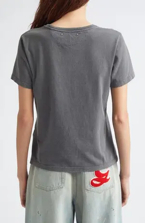 GOLDEN GOOSE Distressed Logo T-shirt