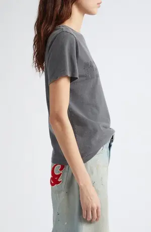 GOLDEN GOOSE Distressed Logo T-shirt
