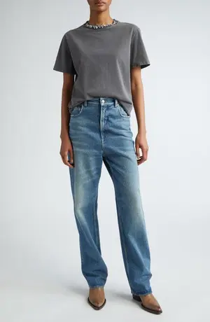 GOLDEN GOOSE Crystal Embellished T-shirt - Anthracite