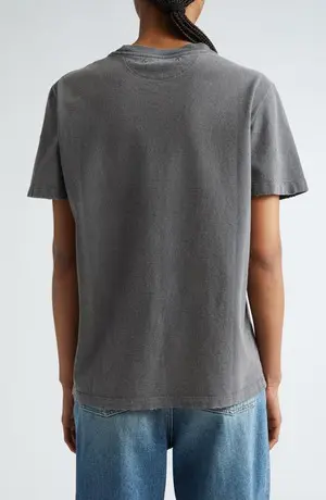 GOLDEN GOOSE Crystal Embellished T-shirt - Anthracite