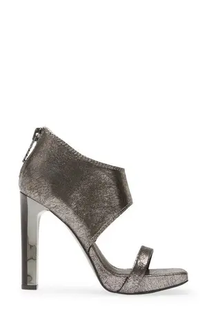 Dkny Dava Platform Sandals - Dark Gunmetal