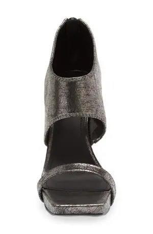 Dkny Dava Platform Sandals - Dark Gunmetal