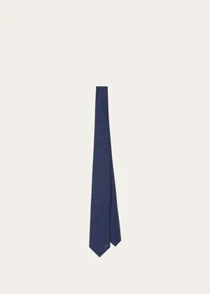 Prada Prada Needlepoint Silk Neck Tie Baltico