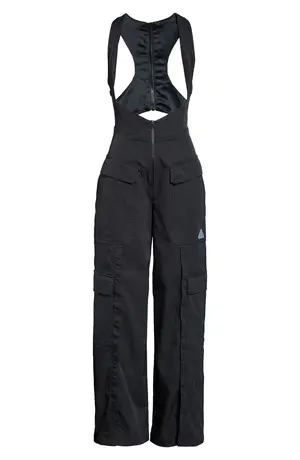 JORDAN 23 Engineered Chicago Corset Cutout Overalls - Black/ Black