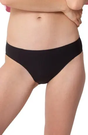 PROOF® Teen Period & Leak Resistant Everyday Superlight Absorbency Bikini Panties - Black