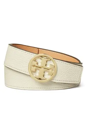 Tory Burch Tory Burch Miller 1.5-Inch Reversible Belt New Ivory / Vachetta / Gold