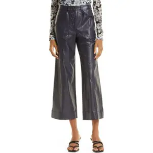 Cinq À Sept Benji Faux Leather Crop Pants
